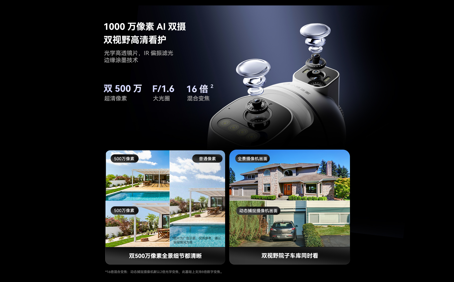 小豚当家室外摄像头T5 3K双摄版-室外摄像机-小豚当家官网-鸿蒙智选生态品牌 1000万用户喜爱的智能安防品牌